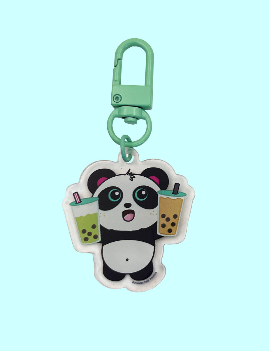 Double Boba Acrylic Keychain – Fat Rabbit Farm