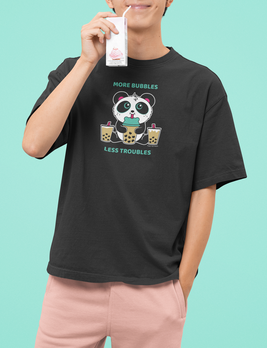 More Bubbles Less Troubles Men's T-Shirt – Fat Rabbit Farm