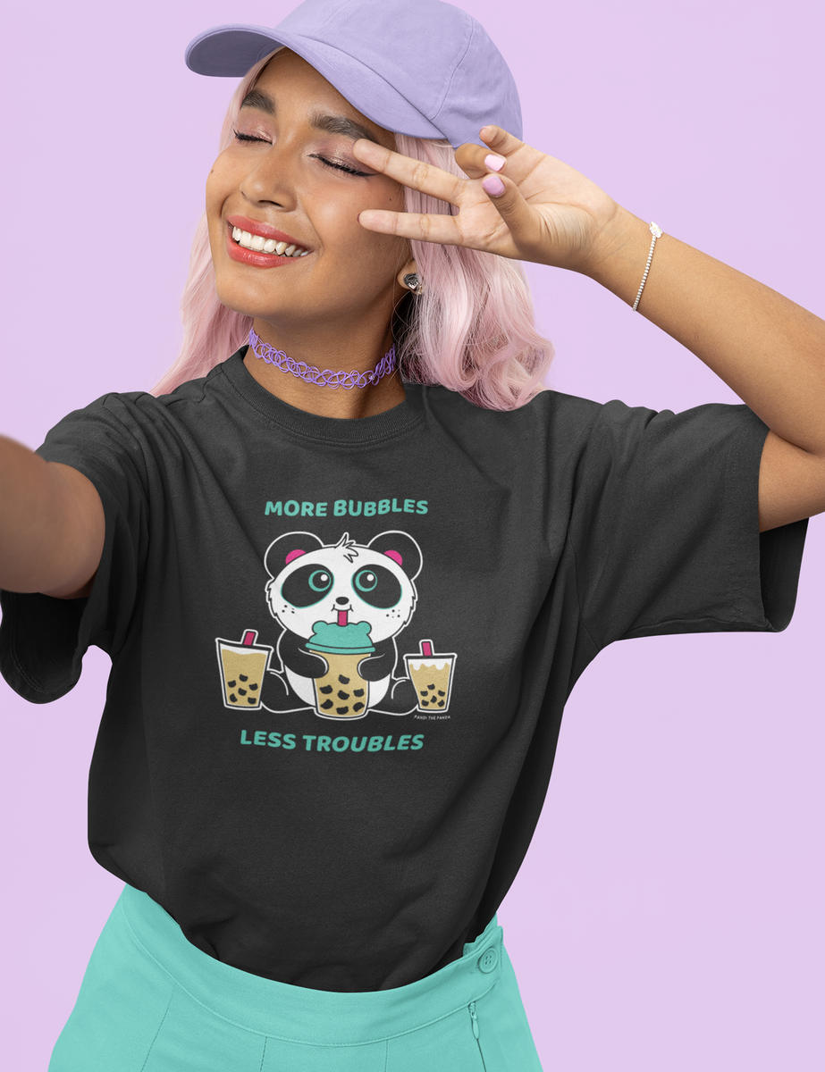 More Bubbles Less Troubles Men's T-Shirt – Fat Rabbit Farm