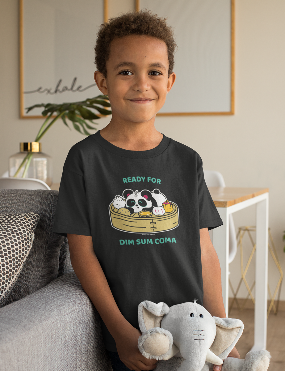 Dim Sum Coma Kid’s T-shirt – Fat Rabbit Farm