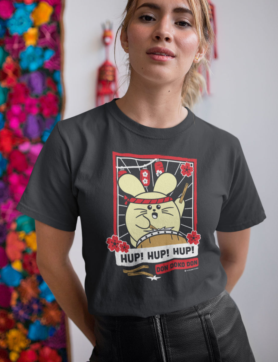 Taiko Hup! Hup! Men’s T-Shirt – Fat Rabbit Farm